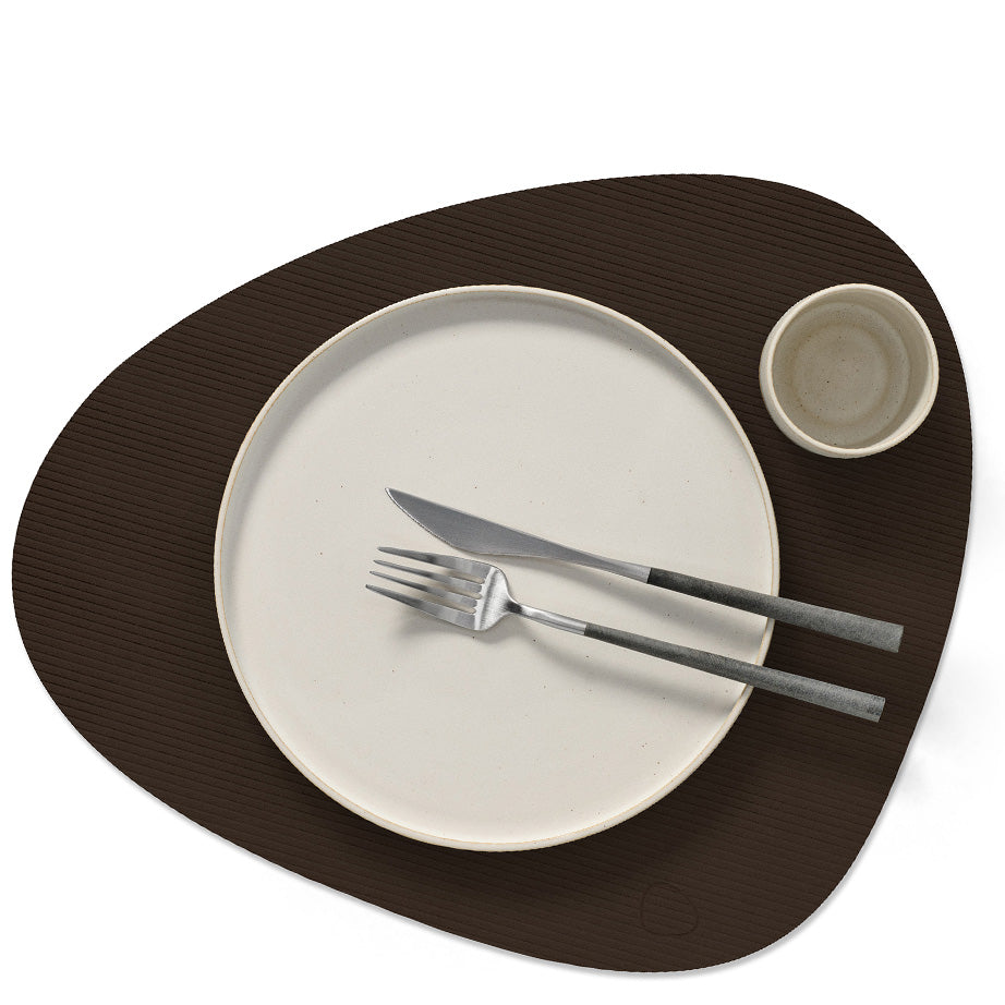 LIND DNA Curve Nupo Leather Corduroy Table Mats