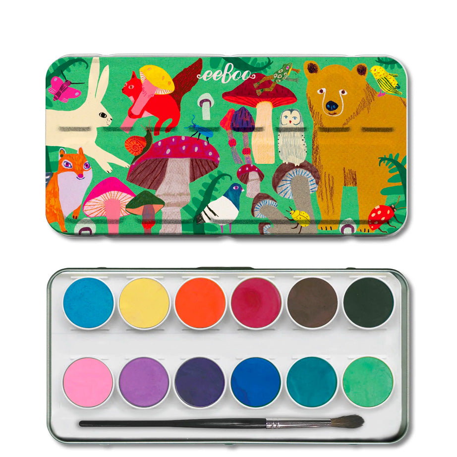 eeBoo Watercolour Tins