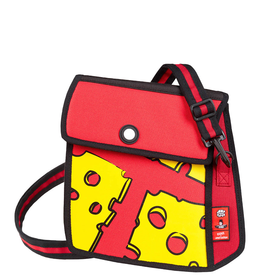 JumpFromPaper Pop Art Cheese Shoulder Bag